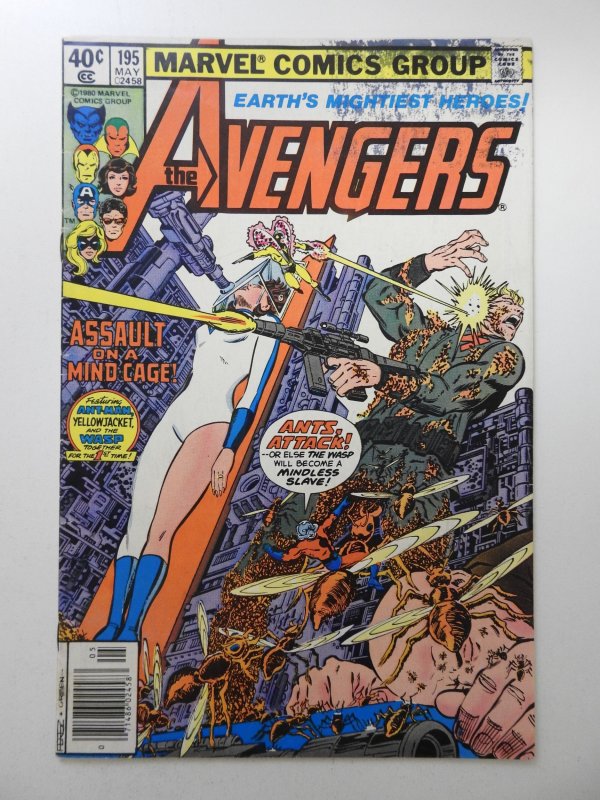 The Avengers #195 (1980) 1st Taskmaster Cameo! Store Stamp Fine ...