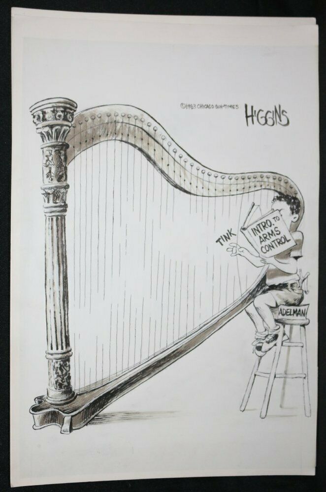 Playing a Harp Adelman Intro to Arms Control Chicago art by Jack ...