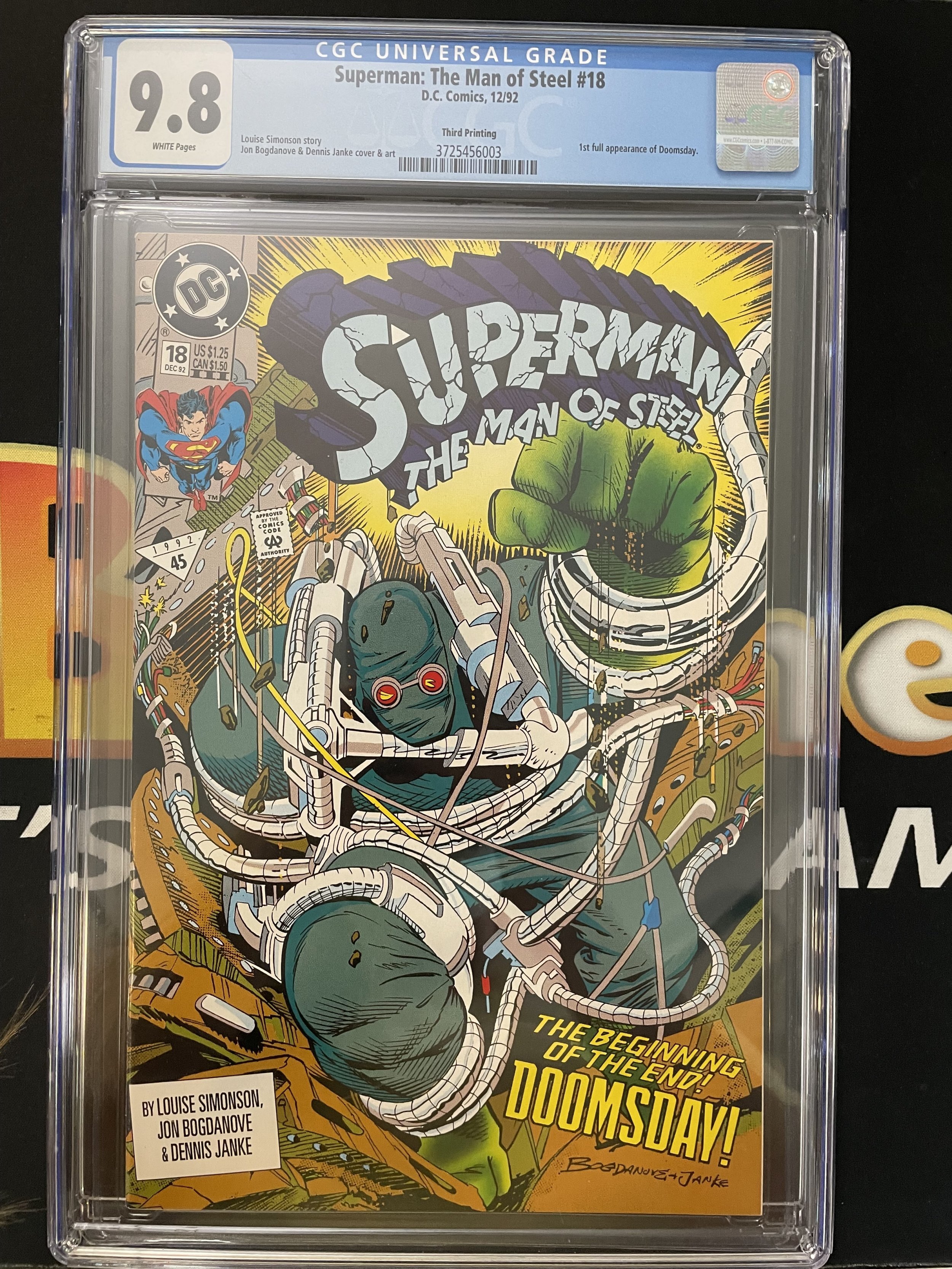 Superman: The Man of Steel #18 (1992) CGC 9.8 | Comic Books - Modern ...