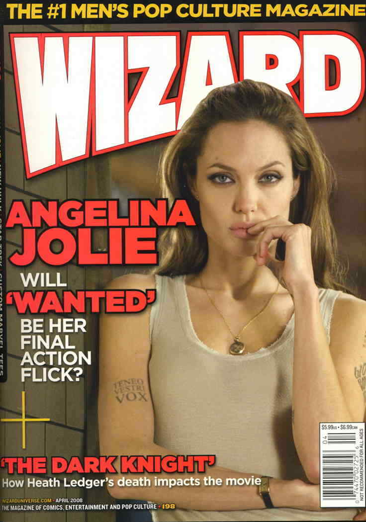 Wizard: The Comics Magazine #198A FN; Wizard | Angelina Jolie - we ...