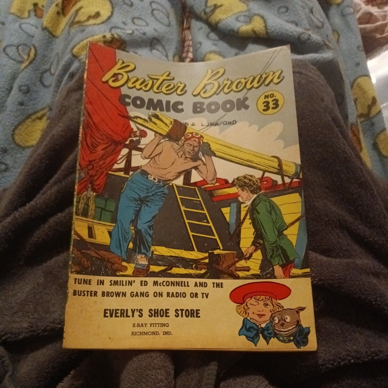 Buster Brown Comics #33-1953 golden age promo Brown Shoe Company Reed ...