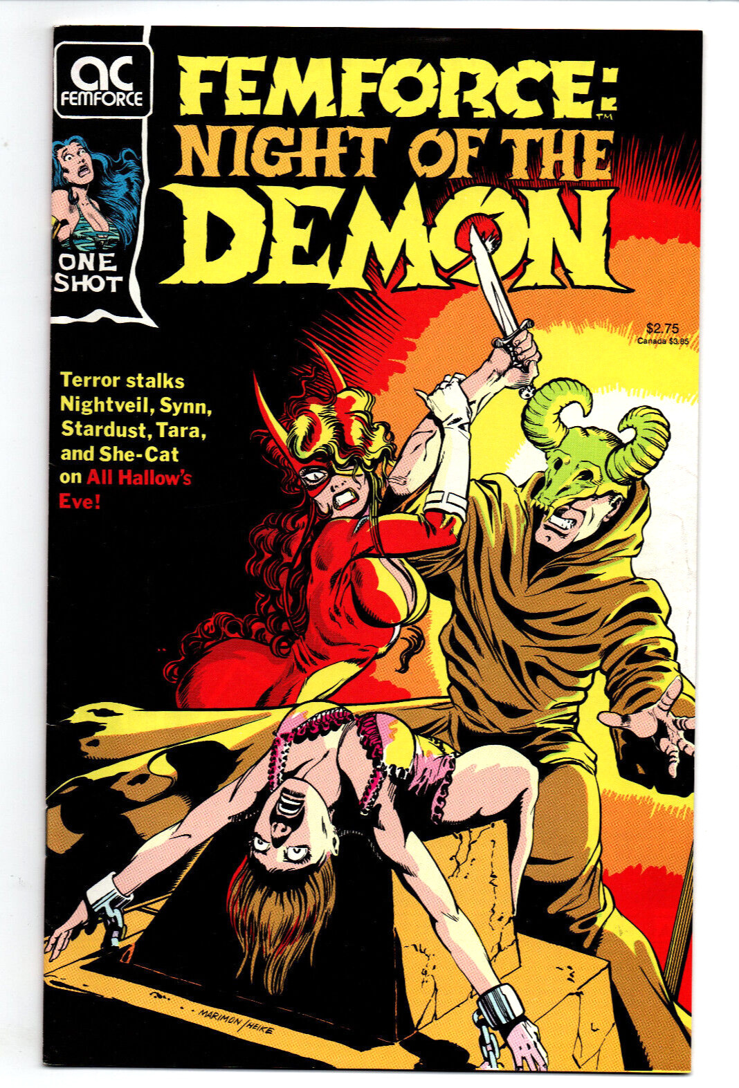 Femforce Night of the Demon One Shot - AC Comics - 1990 - VF/NM | Comic ...