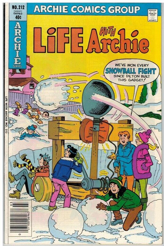 Life With Archie 1958- 212 Vf-Nm Mar. 1980 Comics Book | Comic Books ...