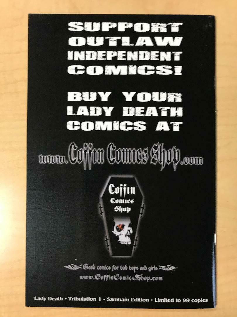 Lady Death Tribulation #1 Samhain Jewel LOGO Variant Cover by Meghan ...