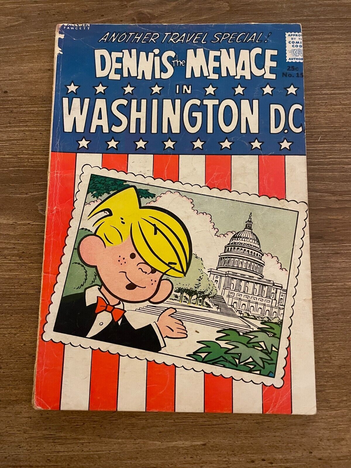 Dennis The Menace In Washington D.C. # 15 FN- Fawcett Comic Book ...