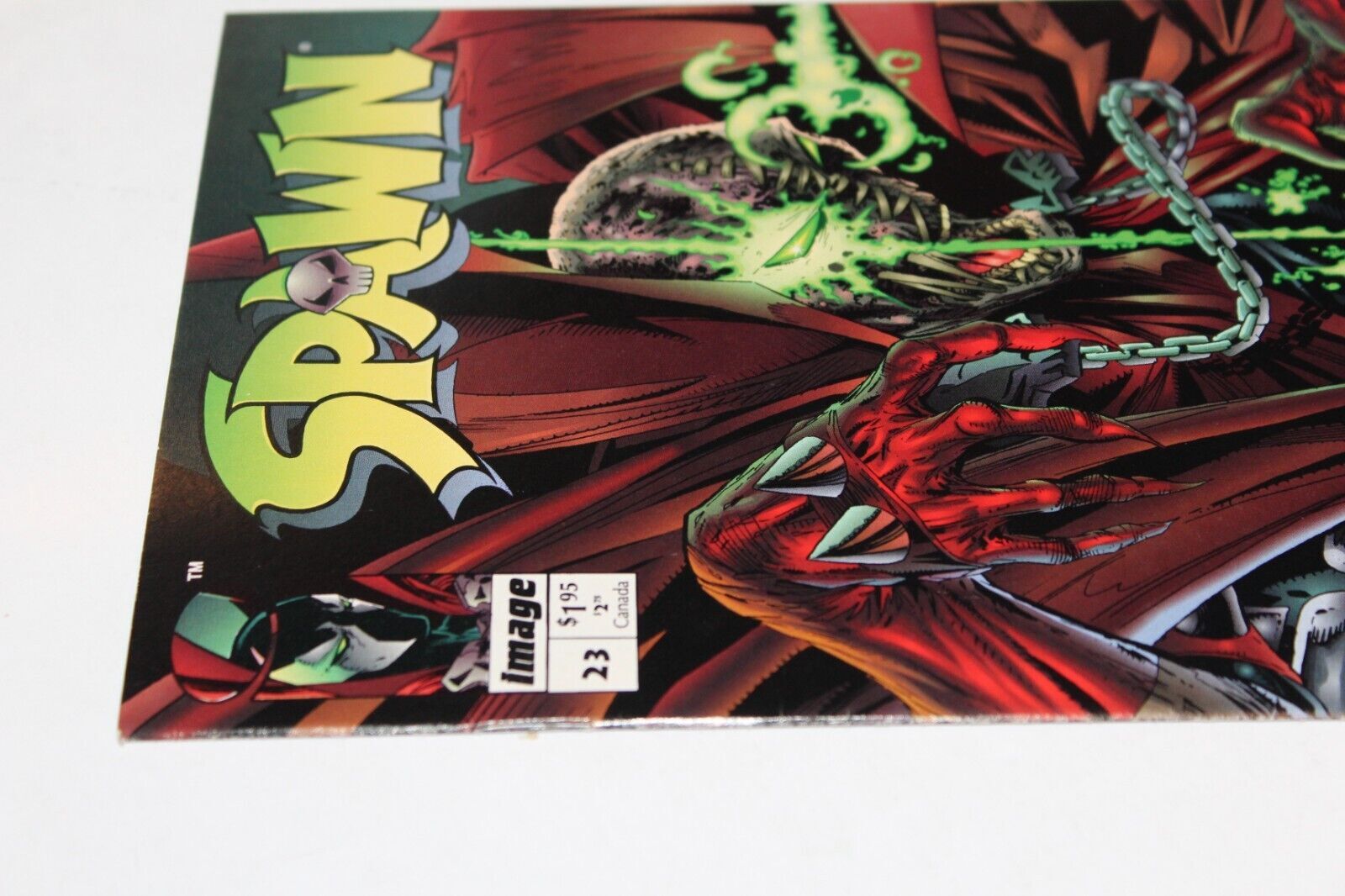 RARE Spawn 23 NEWSSTAND Variant 1:100 Low Print Run Fine HTF Capullo ...