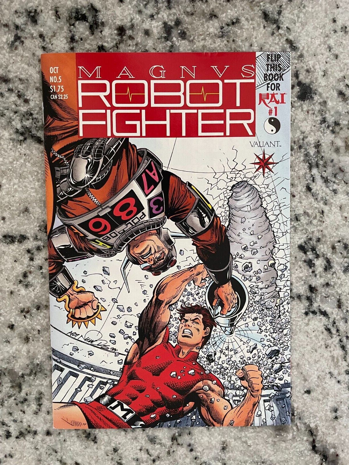 Magnus Robot Fighter # 5 (Rai # 1 Flipbook) NM Valiant Comic Book Pre ...