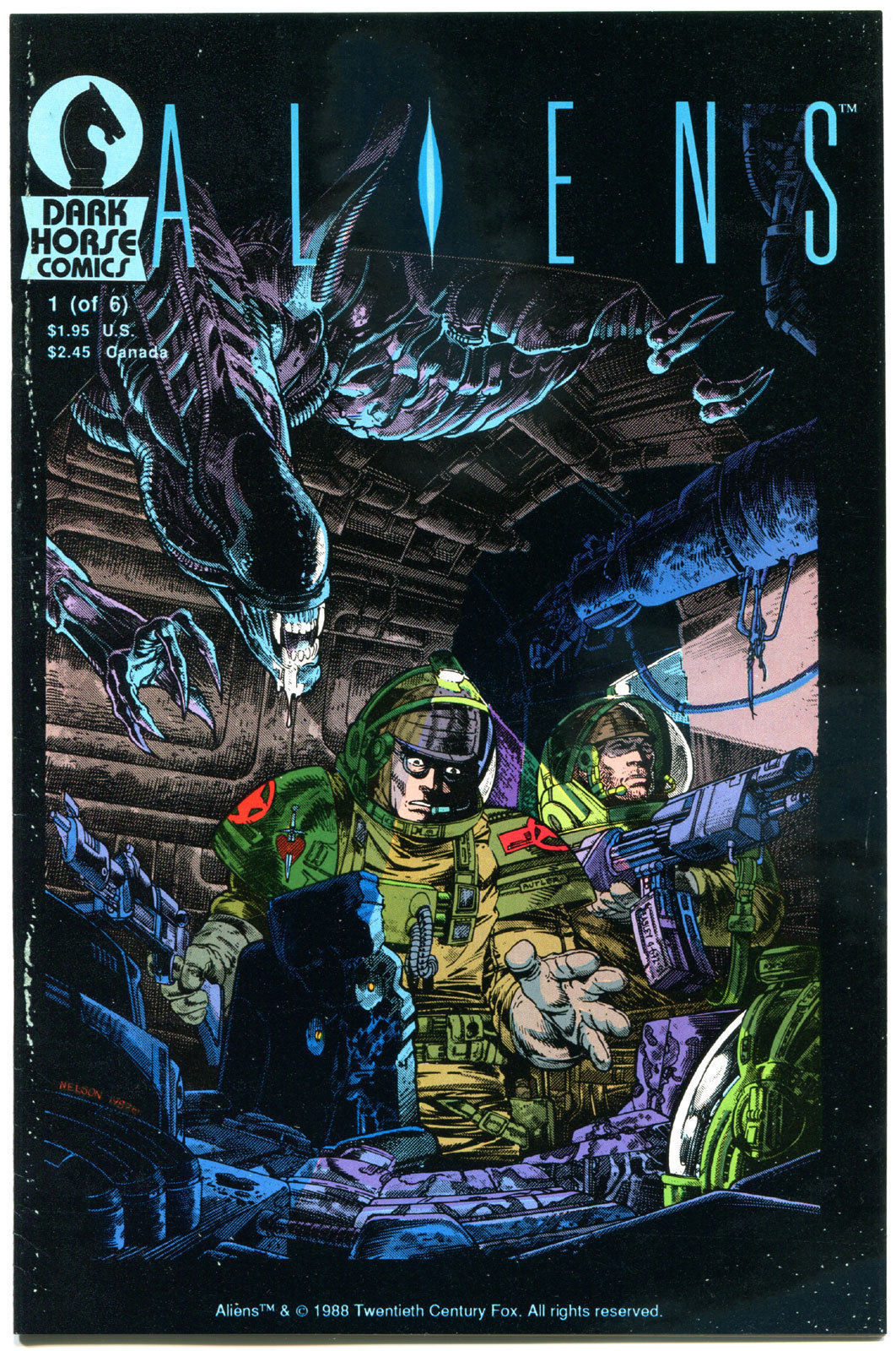 ALIENS #1 2 3 4 5 6, VF, Mark Verheiden, Mark Nelson, 1988, more Horror ...