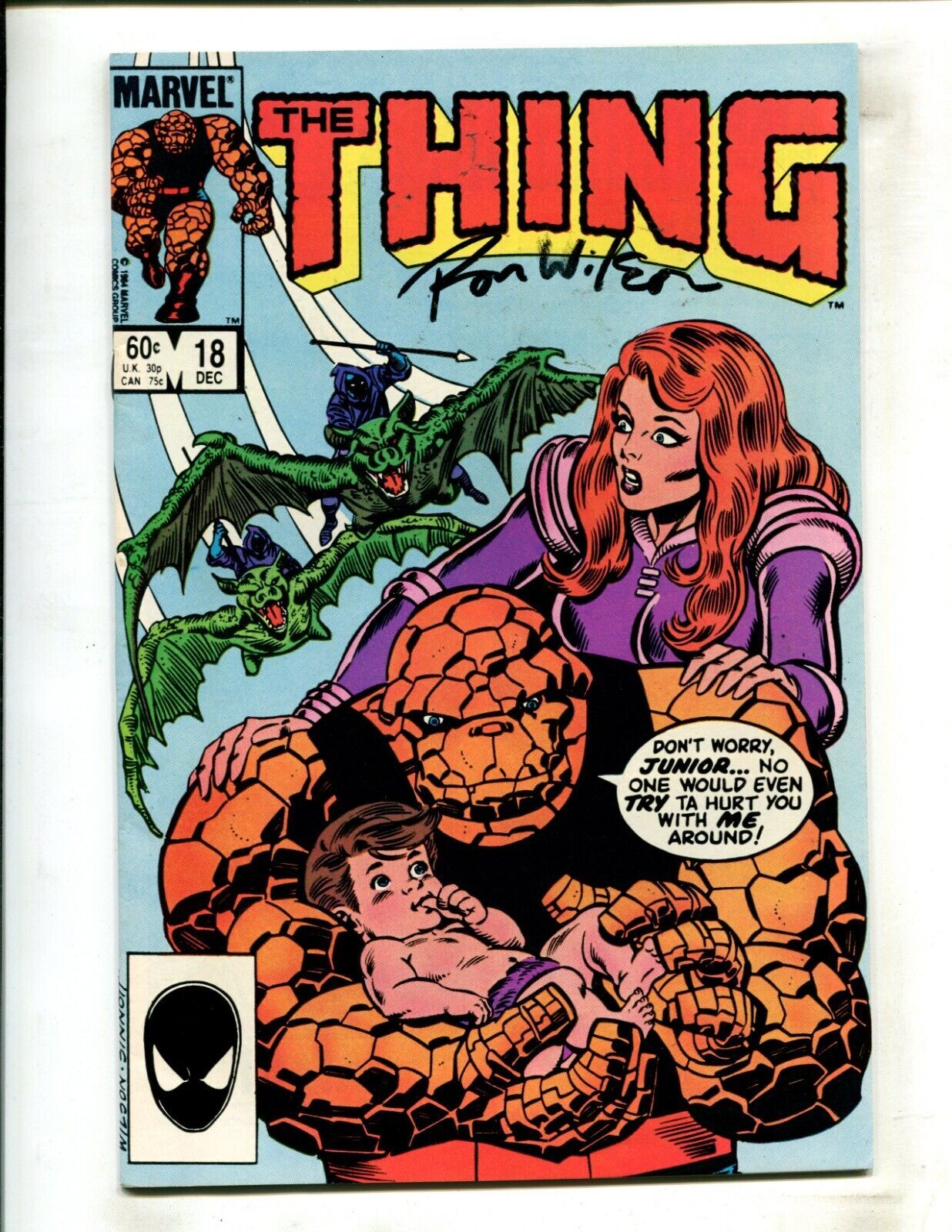 Thing #18 (9.0) Signed RON Wilson With Coa!! 1984 | Comic Books ...