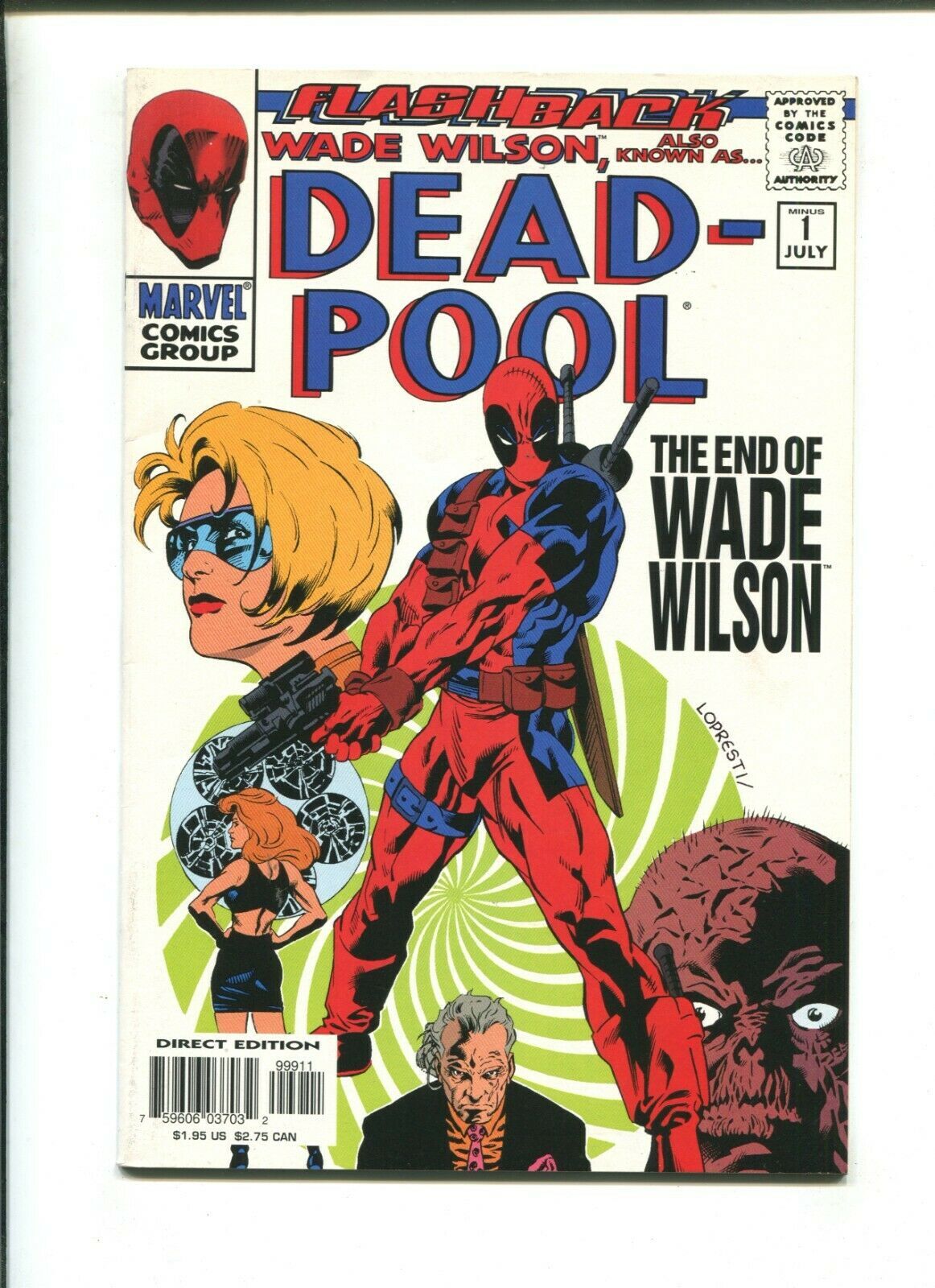 DEAD-POOL #1 - THE END OF WADE WILSON "The Fisherman Collection" (9.2 ...