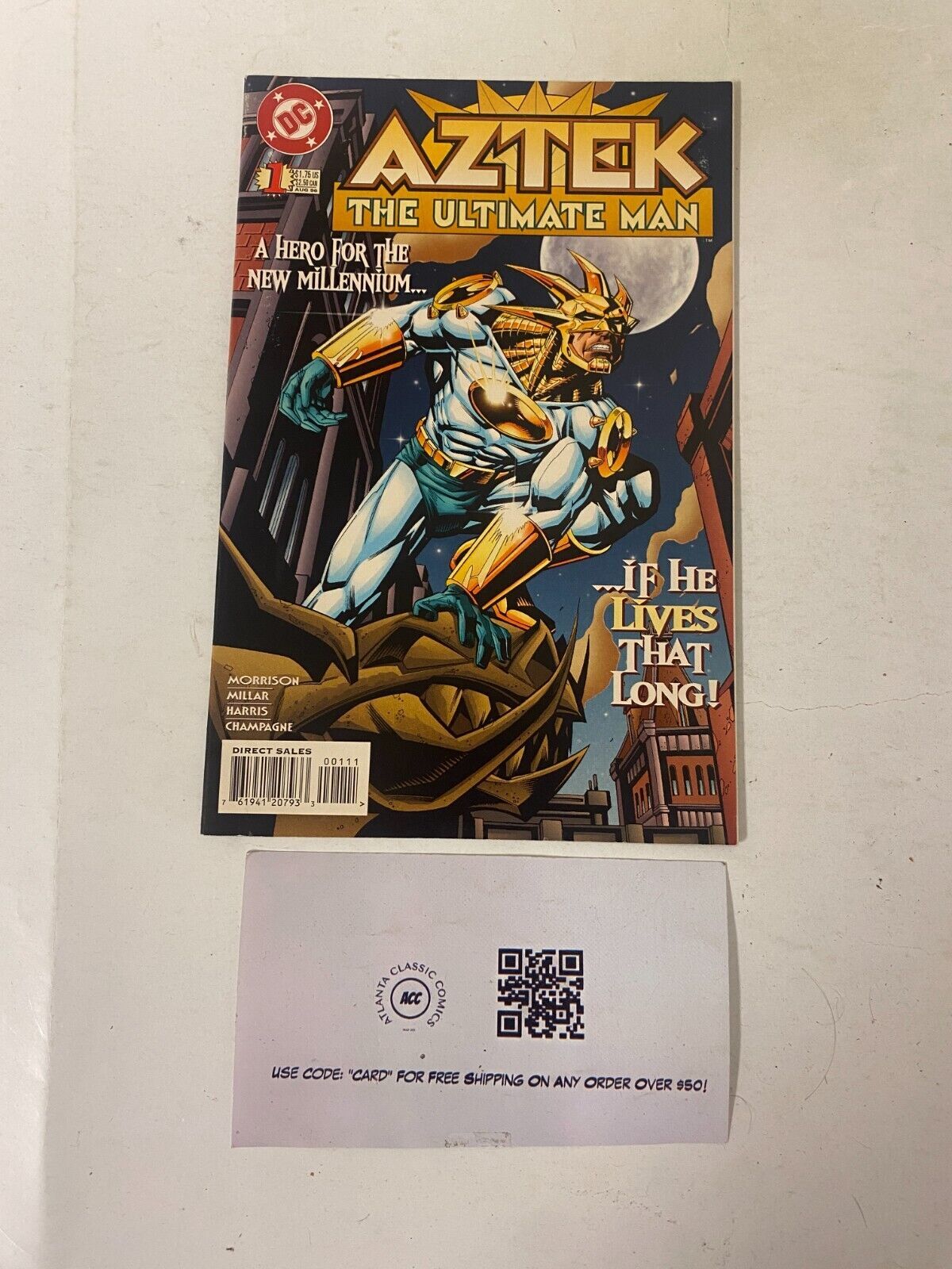 Aztek The Ultimate Man #1 VF-NM DC Comics comic book 15 MS38 | Comic ...