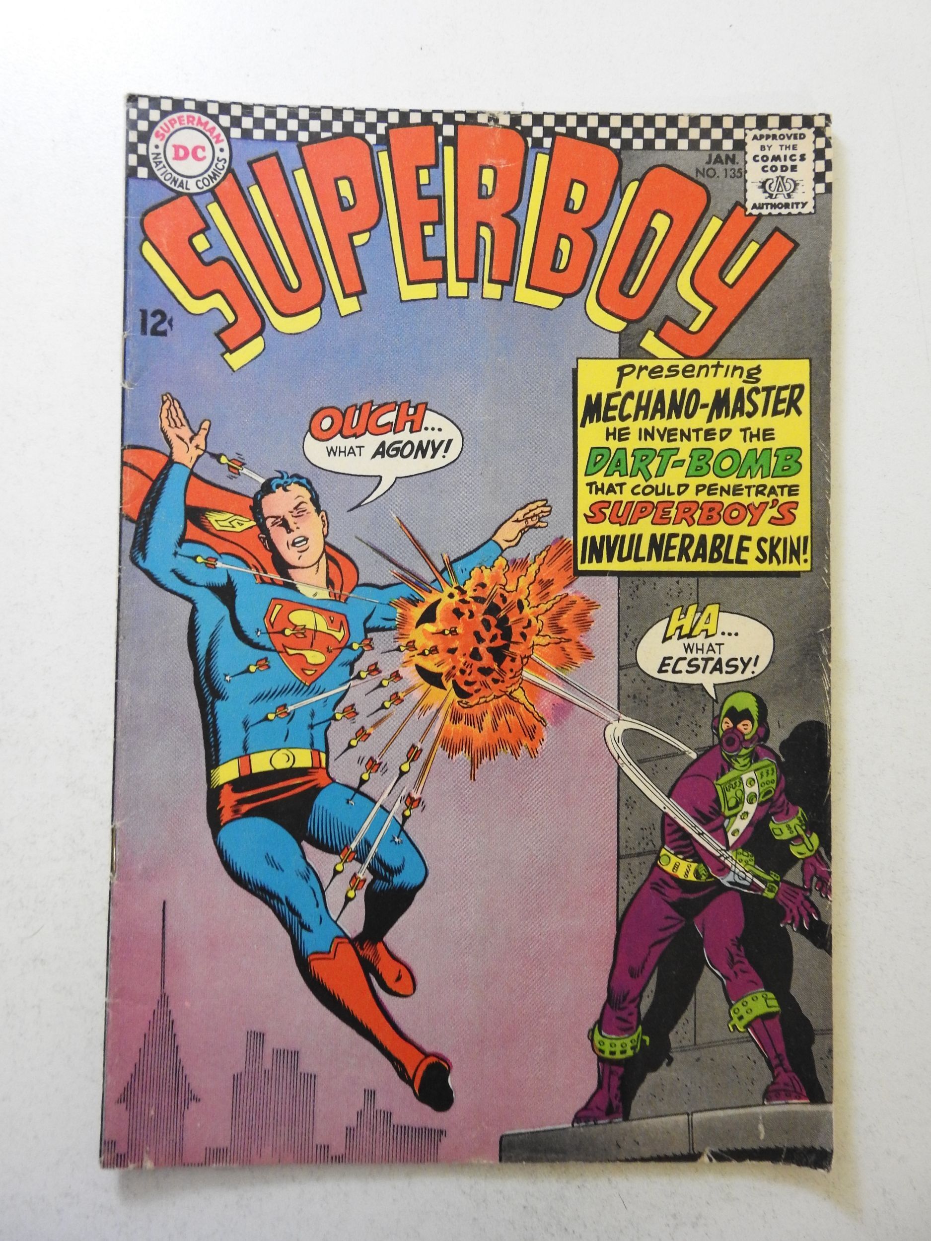Superboy #135 (1967) VG Condition moisture stain | Comic Books - Silver ...