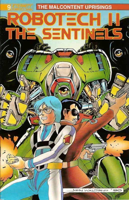 Robotech II: The Sentinels The Malcontent Uprisings #9 FN ; Eternity | Comic Books - Copper Age ...