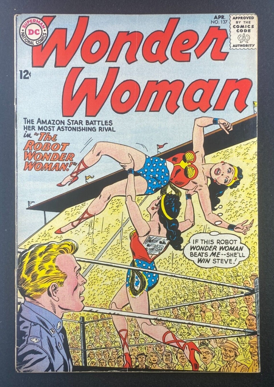 Wonder Woman (1942) #137 VG (4.0) Wonder Woman Robot Steve Trevor Ross ...