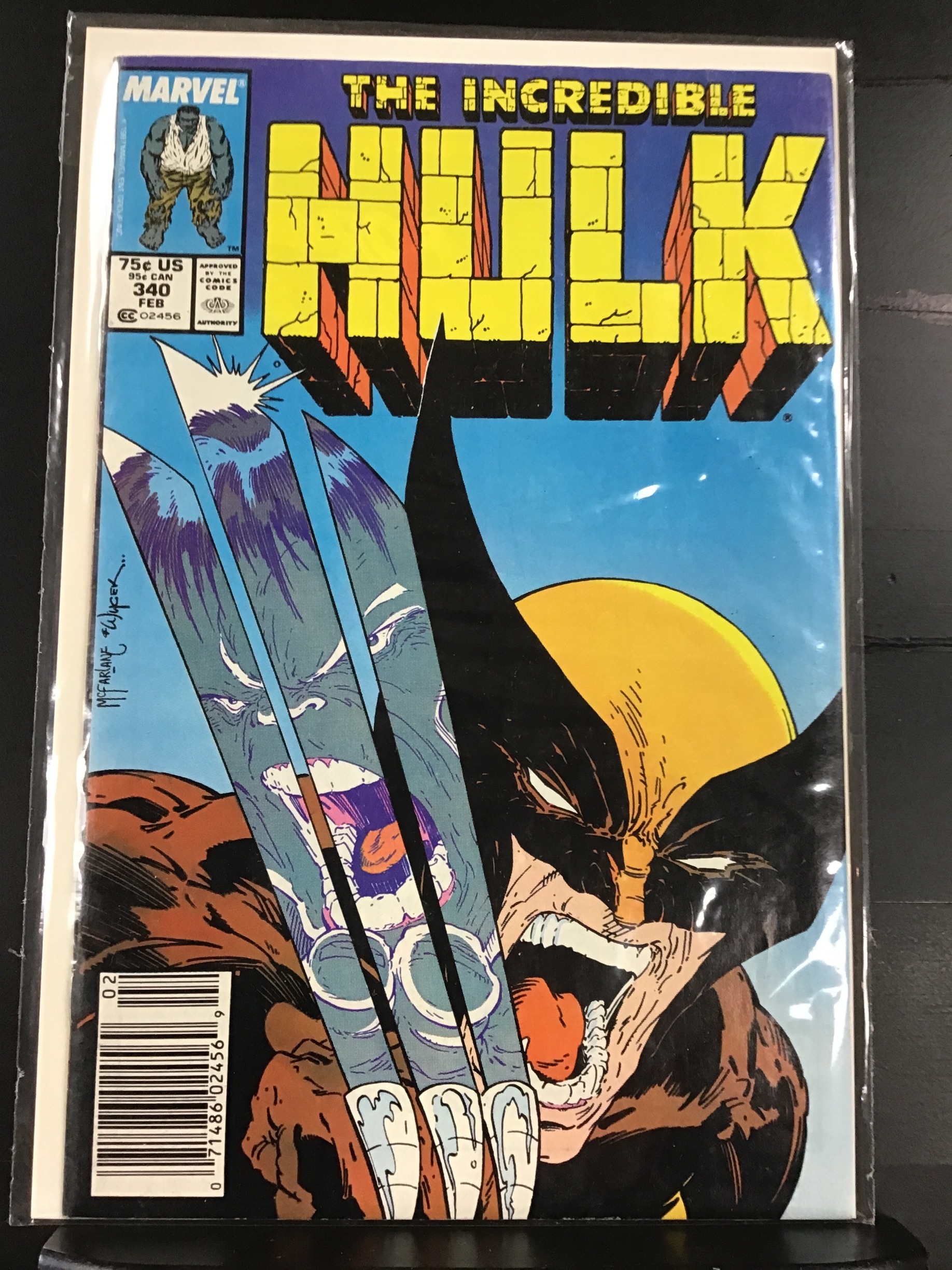 The Incredible Hulk #340 Newsstand Cover (1988) | Comic Books - Copper ...