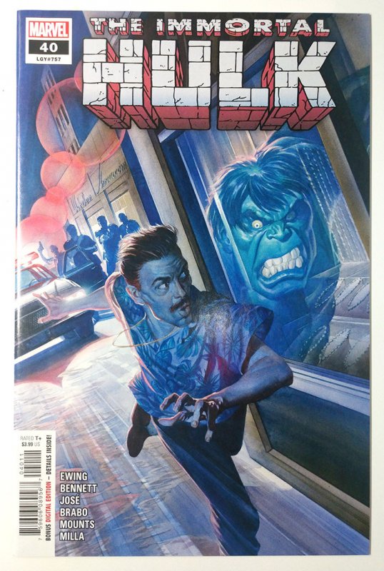 The Immortal Hulk #40 (9.4, 2021) 1st app of Doc Sasquatch, Rick Jones ...