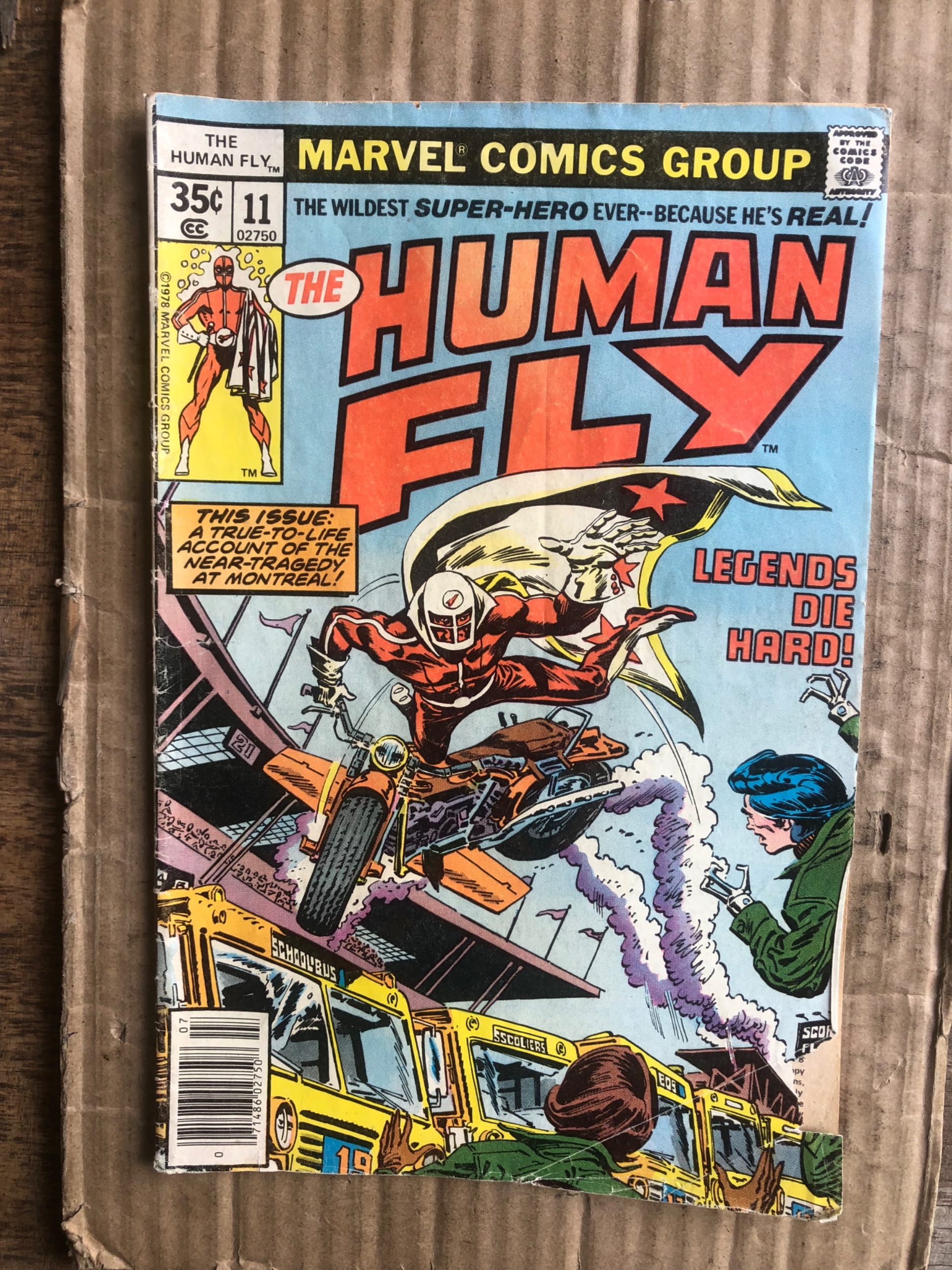 The Human Fly #11 (1978) | Comic Books - Bronze Age, Marvel, Human Fly ...