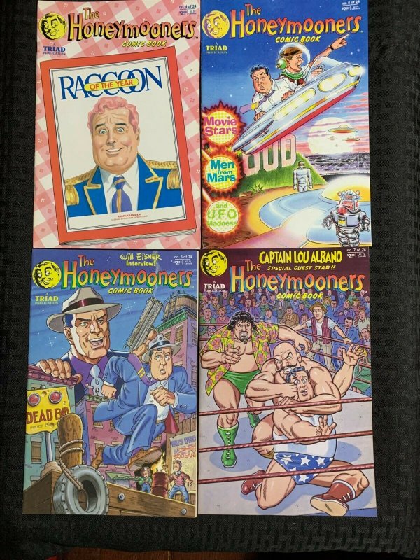 The Illustrated HONEYMOONERS Portfolio #1-12 FVF/VF- Triad Comics in ...