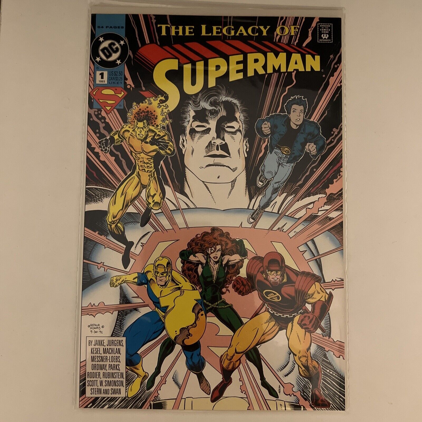 The Legacy of Superman 1993 DC Comic New/Unread BAG & Board! | Comic ...