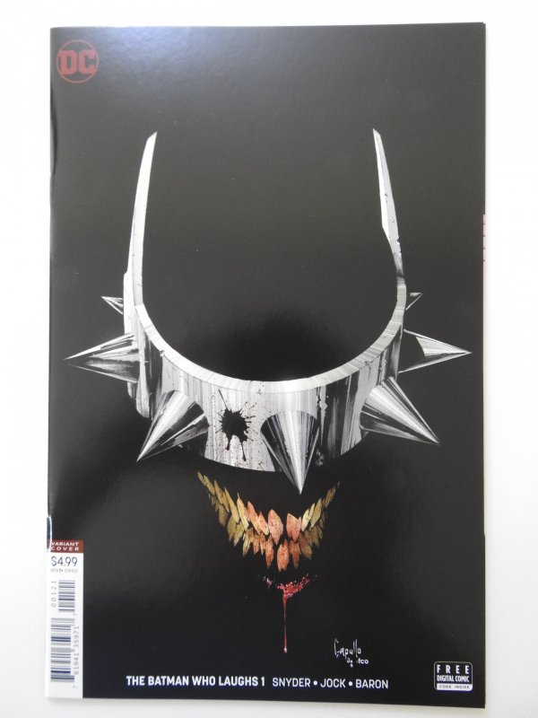 The Batman Who Laughs #1 Greg Capullo Variant Cover (2019) Beautiful NM ...