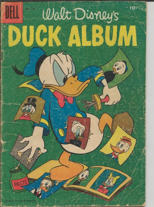 Four Color #726 Walt Disney Donald Duck Album ORIGINAL Vintage 1956 ...