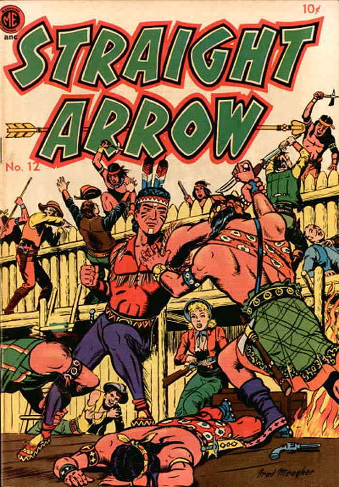 Straight Arrow #12 POOR; Magazine Enterprises | low grade comic - we ...
