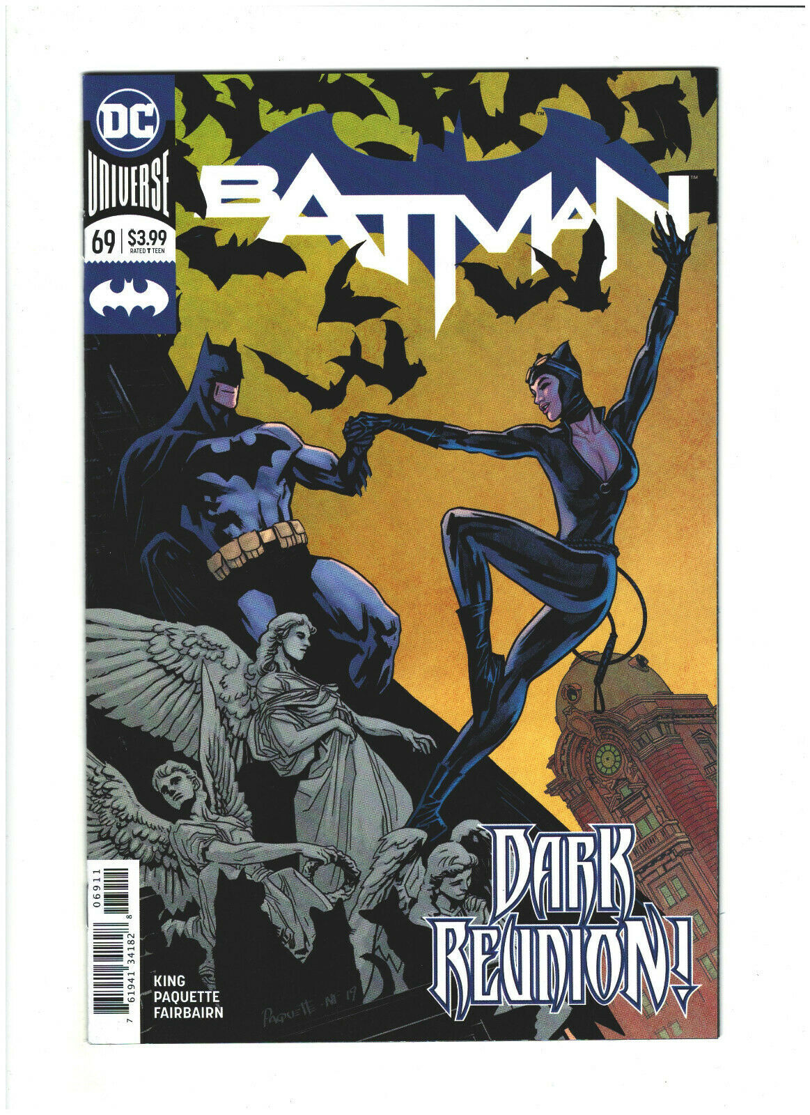 Batman #69 NM- 9.2 DC 2019 Paquette Variant Catwoman app. | Comic Books ...