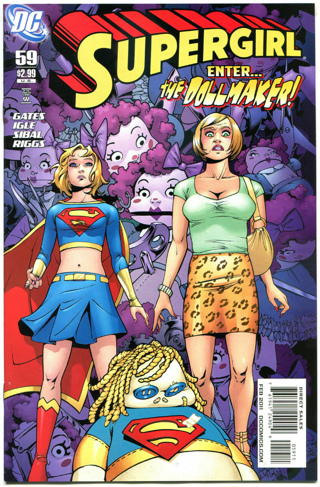SUPERGIRL #59, NM, Day of the DollMaker, Jamal Igle, 2005, more DC in ...