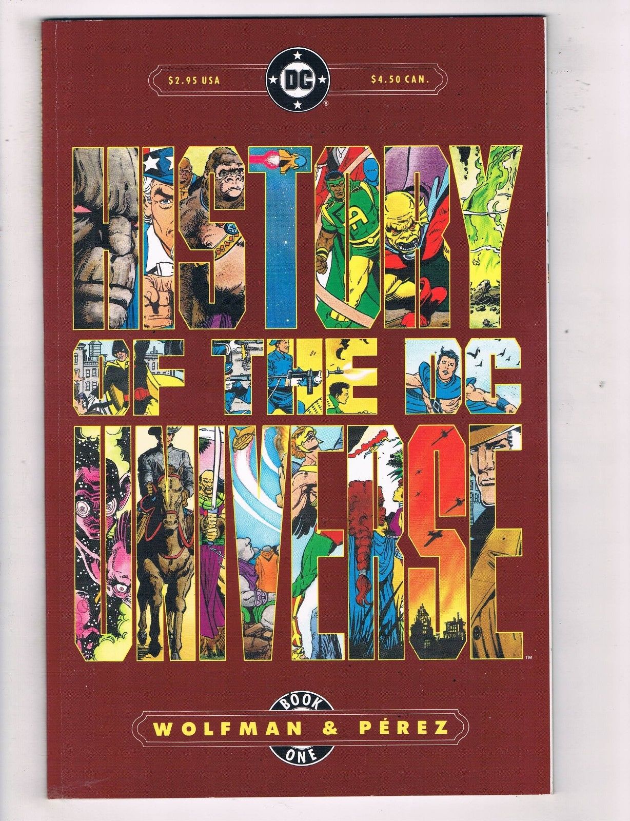 History Of The DC Universe #1 VF DC Comics Comic Book Wolfman 1986 DE46 ...