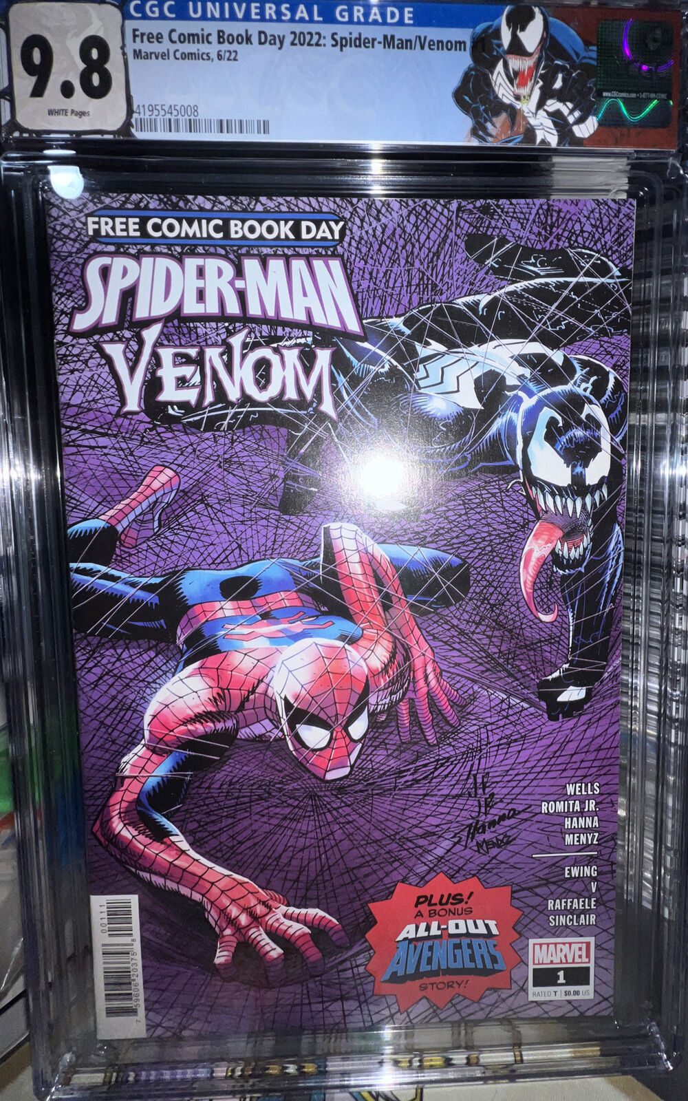 FCBD 2022 Spider-Man Venom #1 With Venom Label CGC 9.8 | Comic Books ...