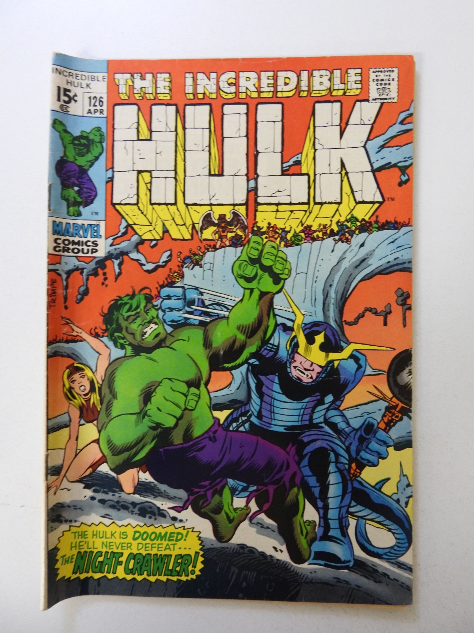 The Incredible Hulk #126 (1970) VG/FN condition | Comic Books - Bronze ...