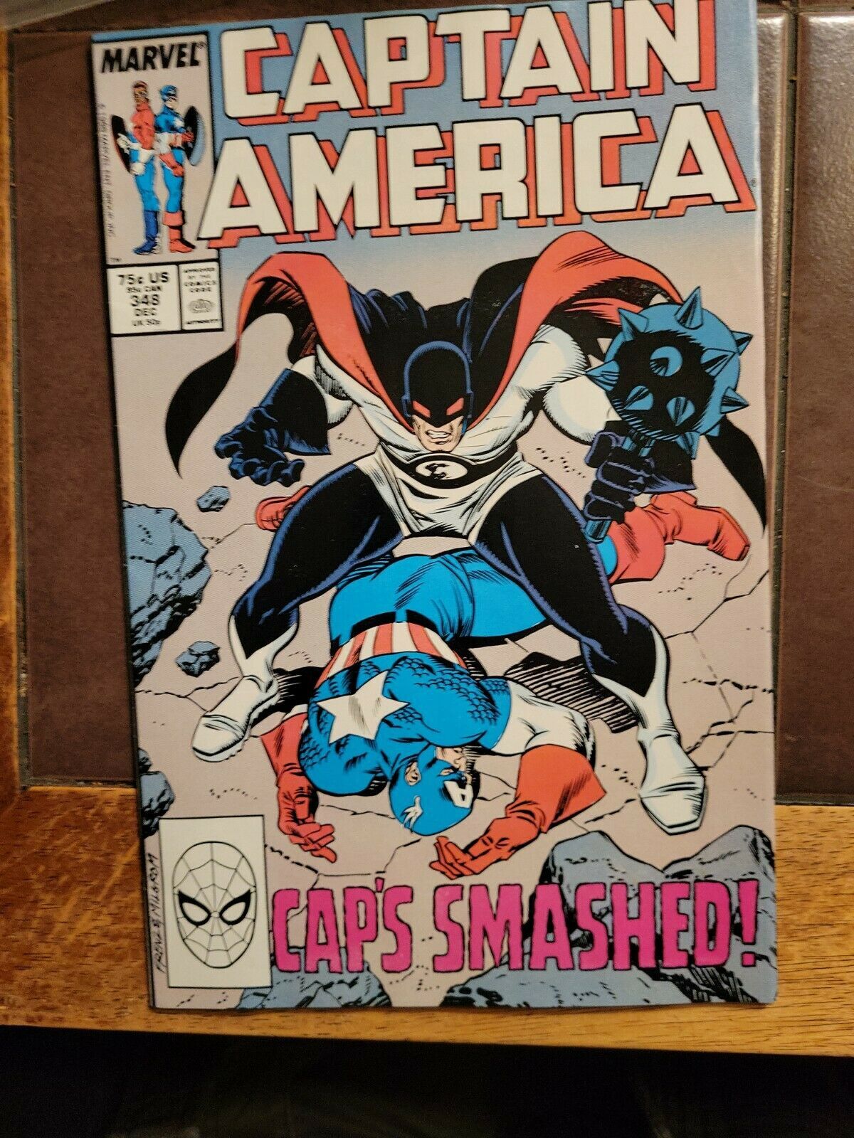Captain America #348 1988 Flag Smasher John Walker Battlestar Fatws ...