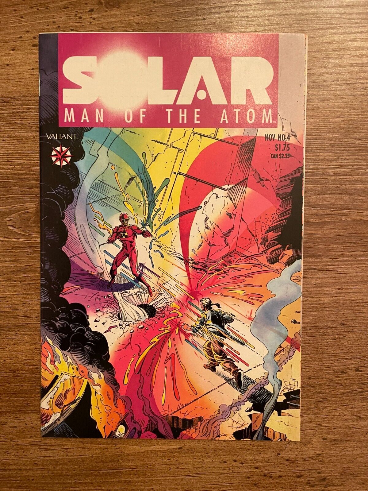 Solar Man Of The Atom # 4 NM Valiant Comic Book Pre-Unity Super-Heroes ...