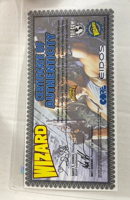 Tomb raider 1/2 NM Top cow wizard With certificate | Comic Books ...