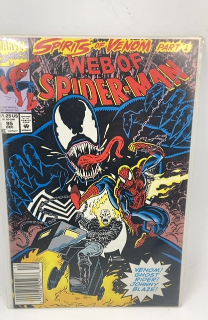 Web of Spider-Man #95 Direct Edition (1992) Spider-Man | Comic Books ...