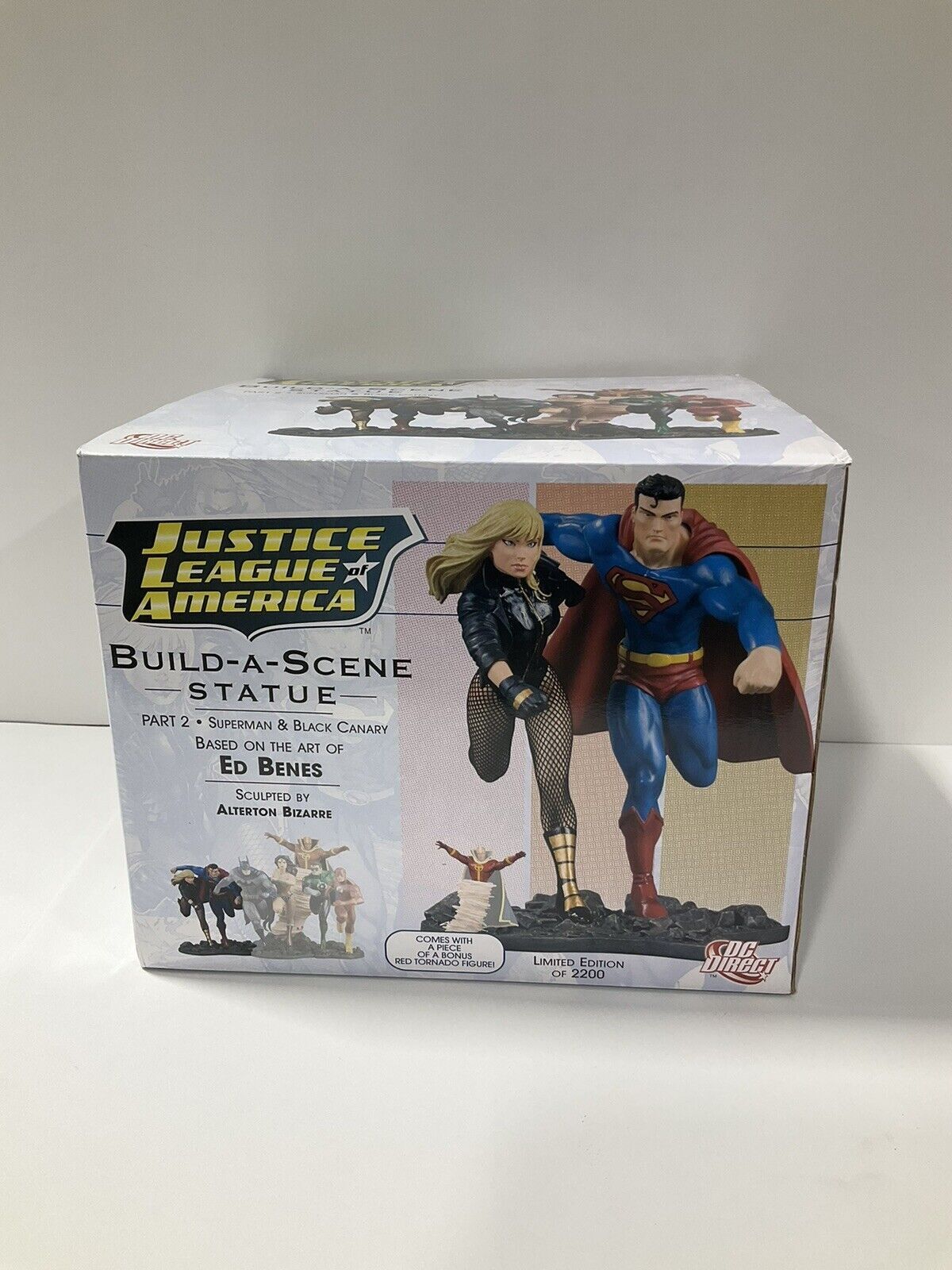 Justice League of America Build a Scene Statue 2 Superman Black Canary ...