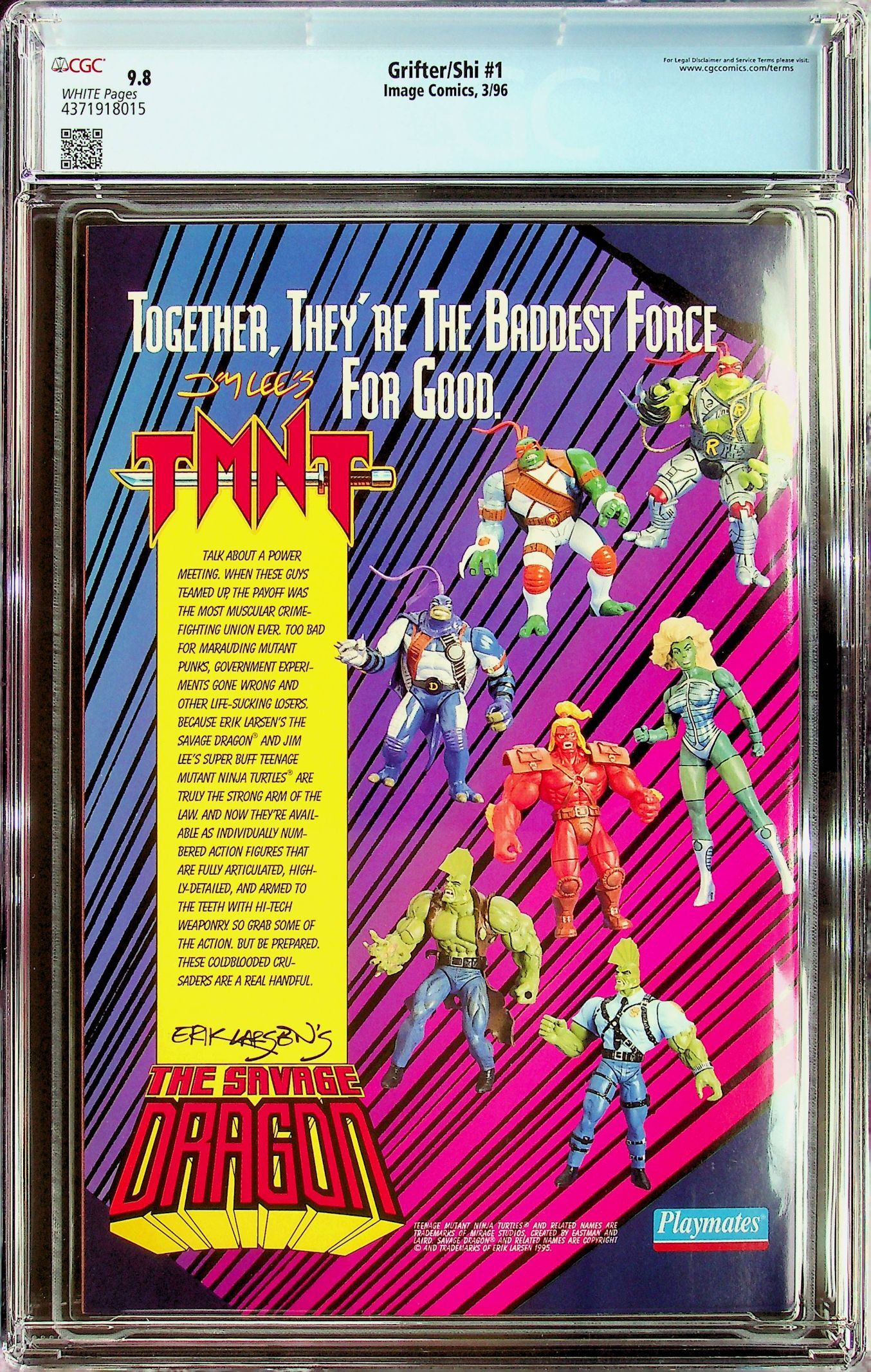 Grifter/Shi #1 (1996) - CGC 9.8 - Cert#4371918015 | Comic Books ...