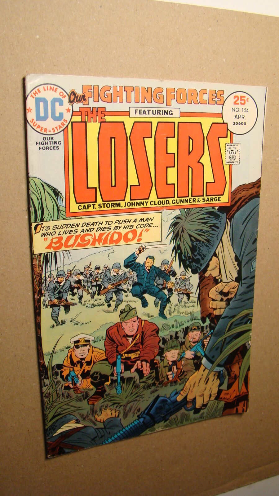 OUR Fighting Forces 154 *Nice Copy* JOE Kubert ART 1974 Losers Sarge ...
