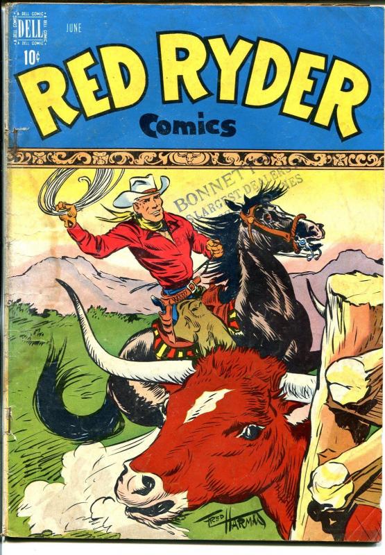 Red Ryder #59 1948-Dell-Little Beaver solo cover-Fred Harmon art ...