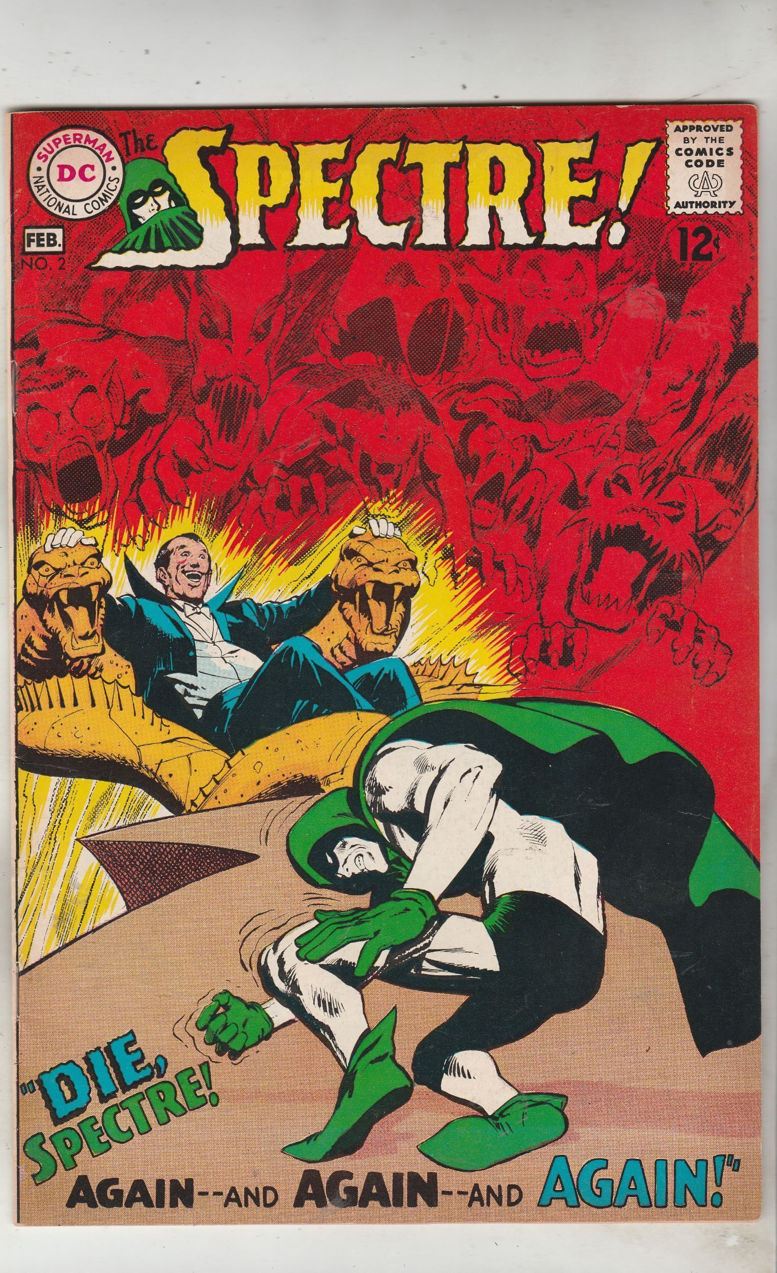 z The Spectre #2 (1968) High-Grade 2nd key issue! Neal Adams art! VF+ ...