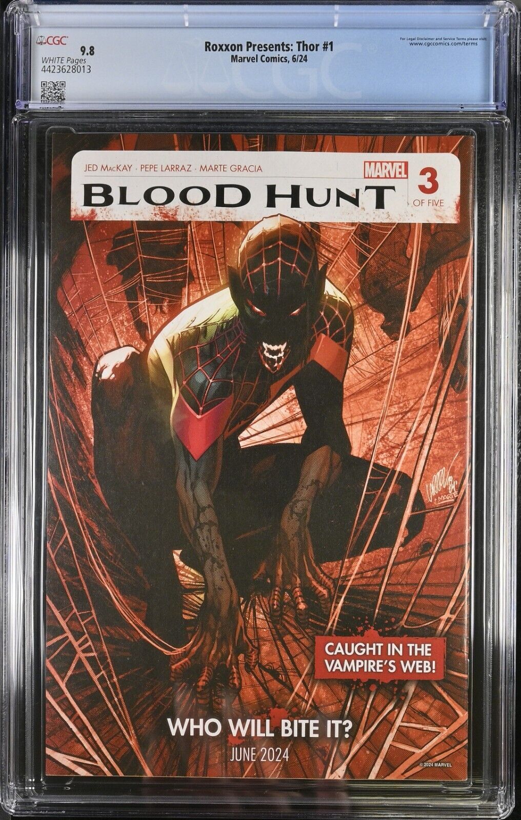 Roxxon Presents Thor #1 CGC 9.8 1st Thor as Chad Hammer Marvel 2024 ...