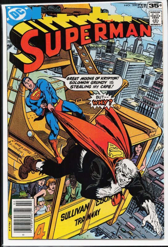Superman #320 (1978) Superman | Comic Books - Bronze Age, DC Comics ...