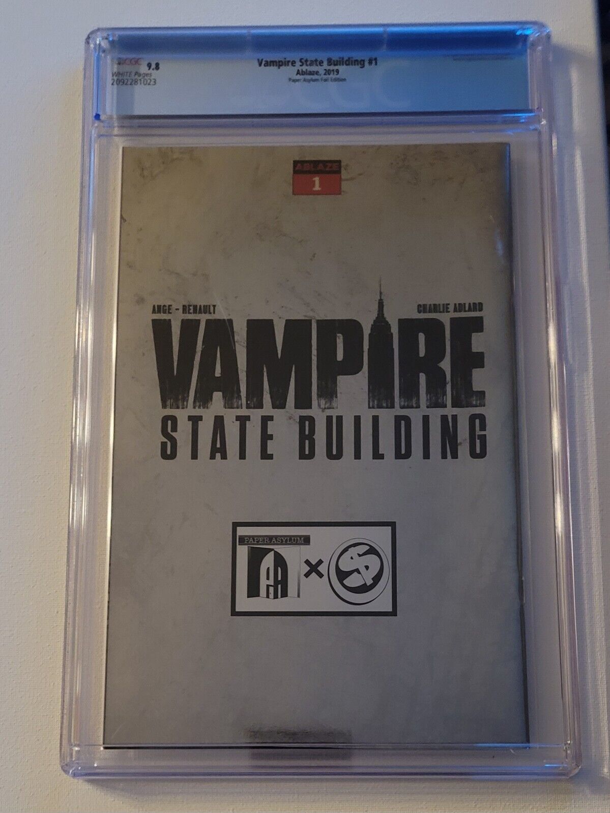 Vampire State Building #1 CGC 9.8 Paper Asylum Foil Edition Charlie ...