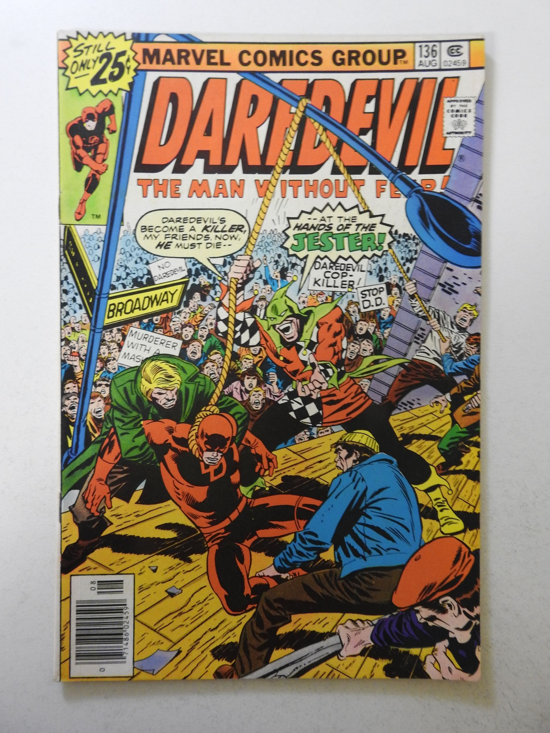 Daredevil #136 (1976) VG Cond MVS intact! cover and 1st wrap detached ...