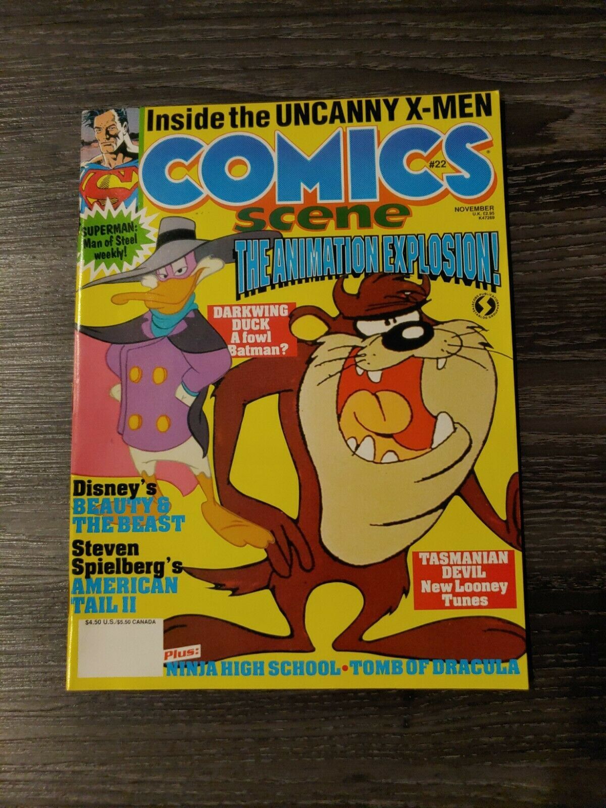 November 1991 #22 COMICS SCENE Magazine Animation Explosion(M60 ...
