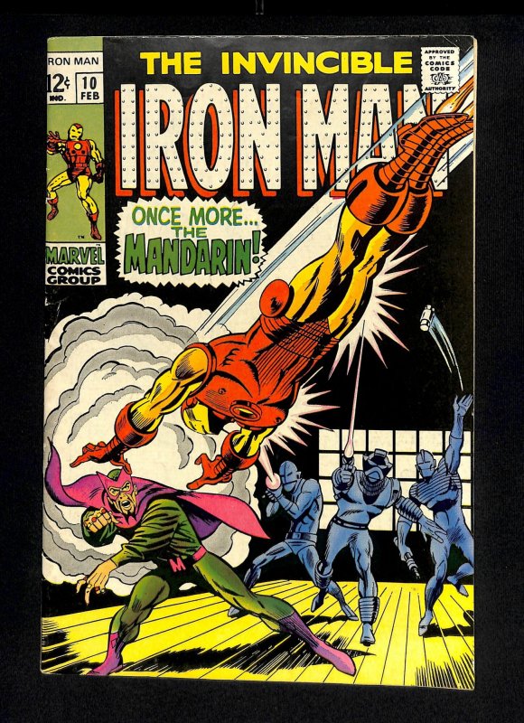 Iron Man #10 Mandarin! | Comic Books - Silver Age, Marvel, Iron Man ...