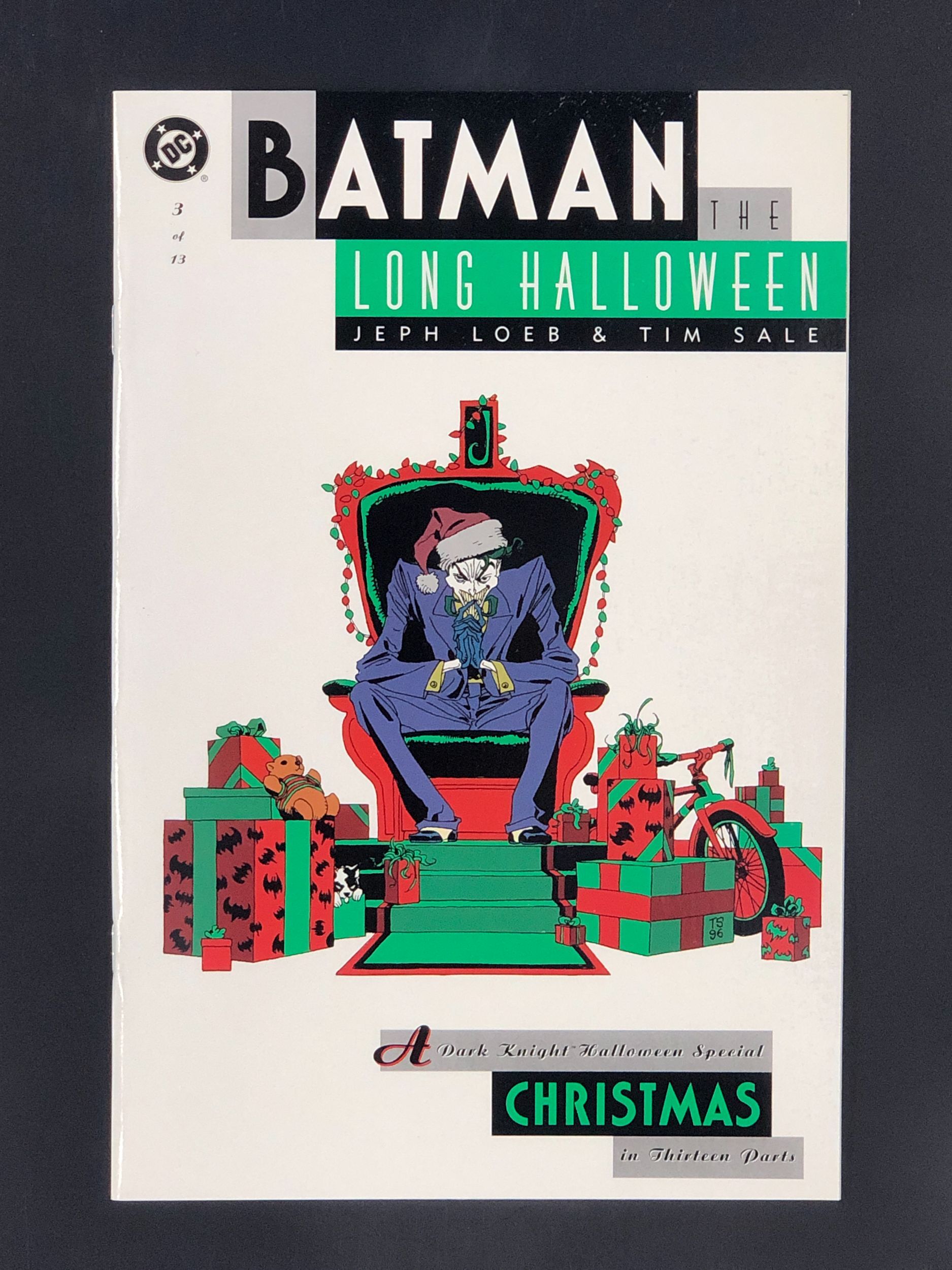 Batman: The Long Halloween #3 (1997) Cover Art by Tim Sale Featuring ...