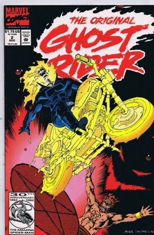 Original Ghost Rider #2 ORIGINAL Vintage 1992 Marvel Comics | Comic ...
