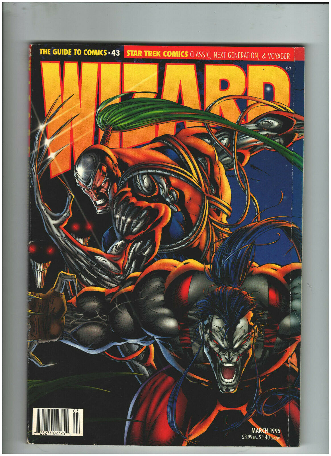 Wizard the Guide to Comics #43 VG 4.0 Cyberforce w/Poster 1995 | Comic ...