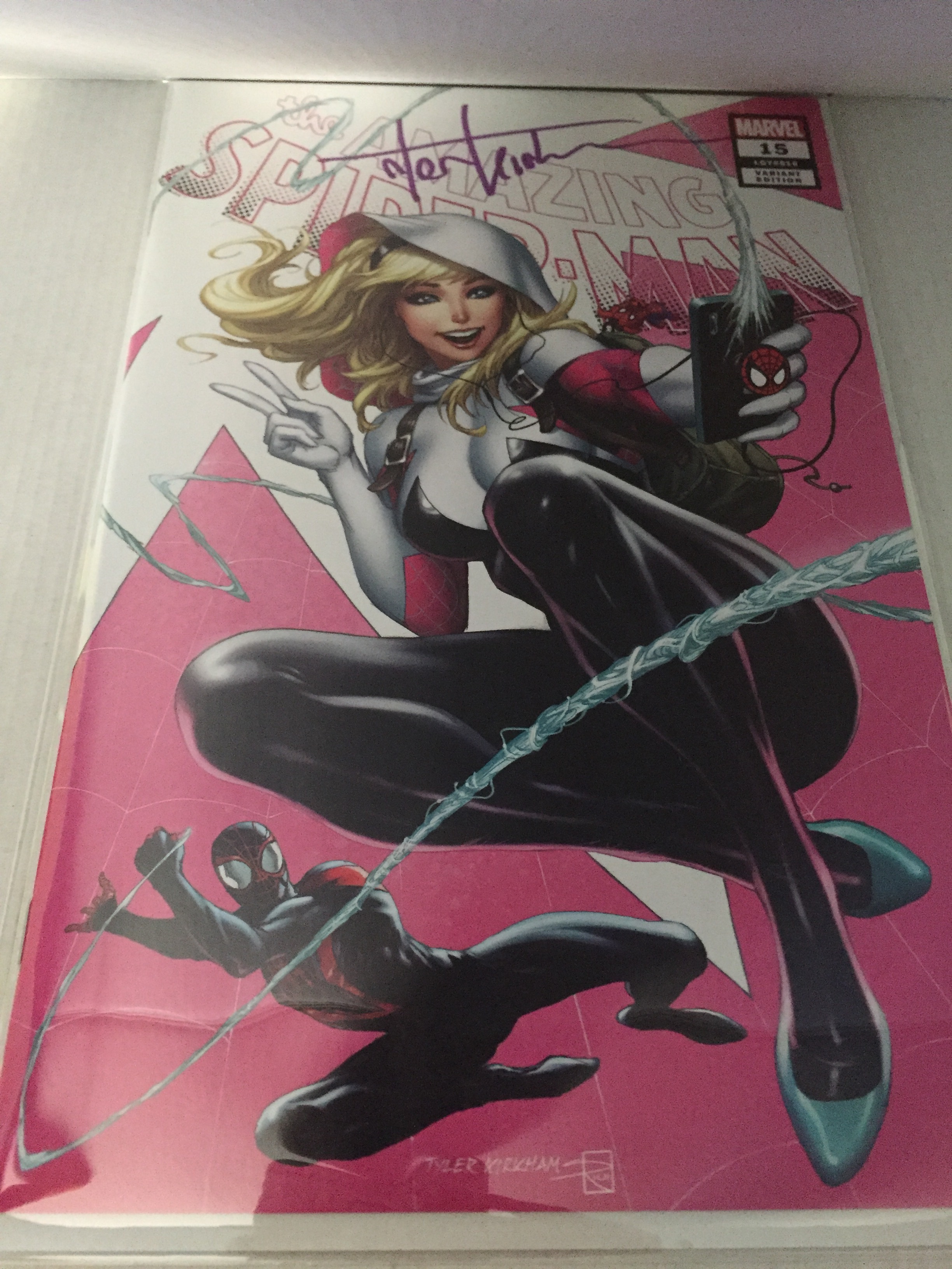 2019 The Amazing Spider-Man Tyler Kirkham Spider-Gwen Variant #15 ...